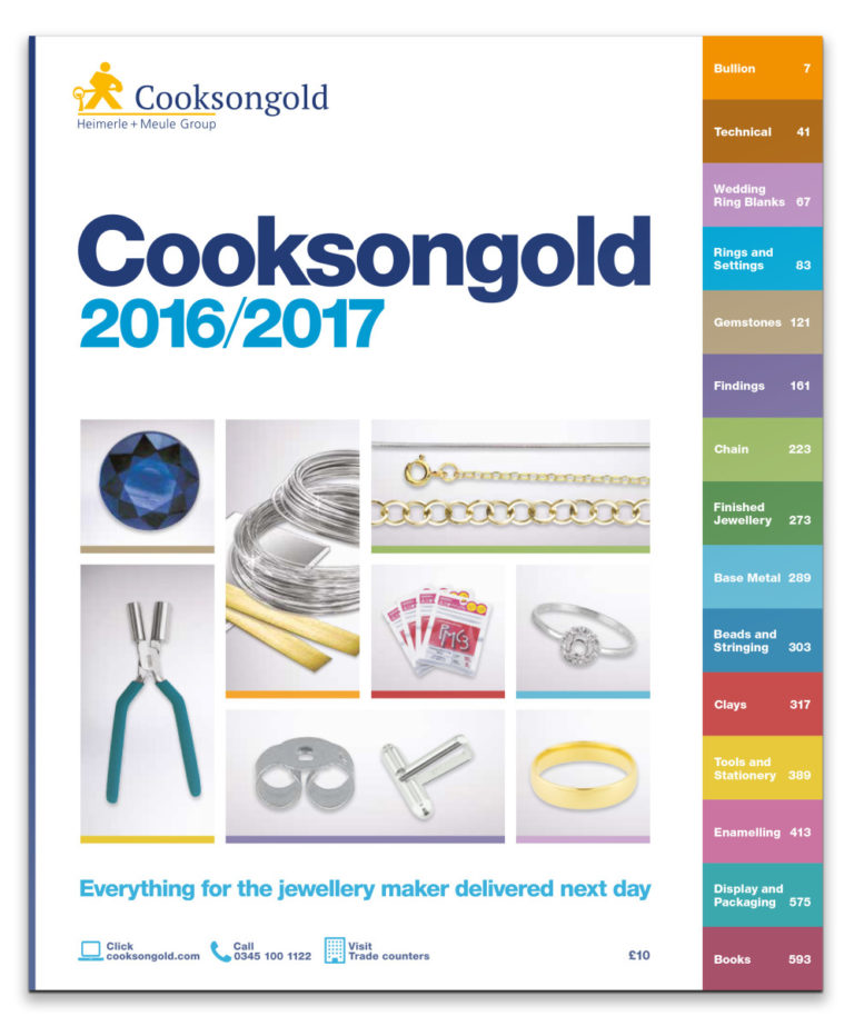 Cooksongold launches 2016/17 catalogue