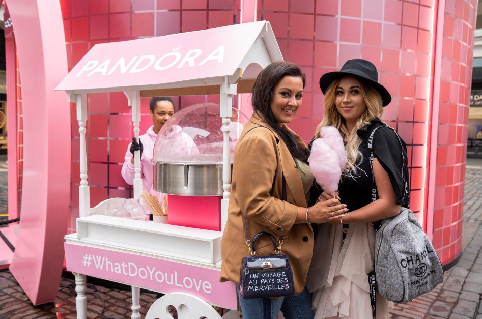 Pandora paints London pink as part of rebrand promotions