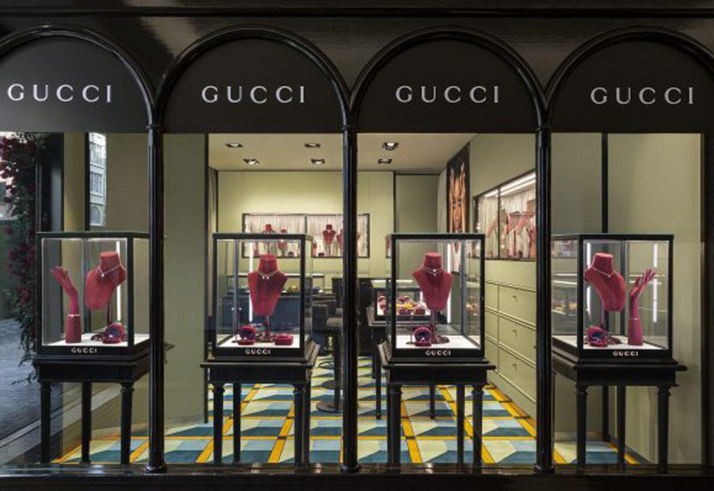 Take a look inside the new Gucci franchise boutique by Lunn's Jewellers