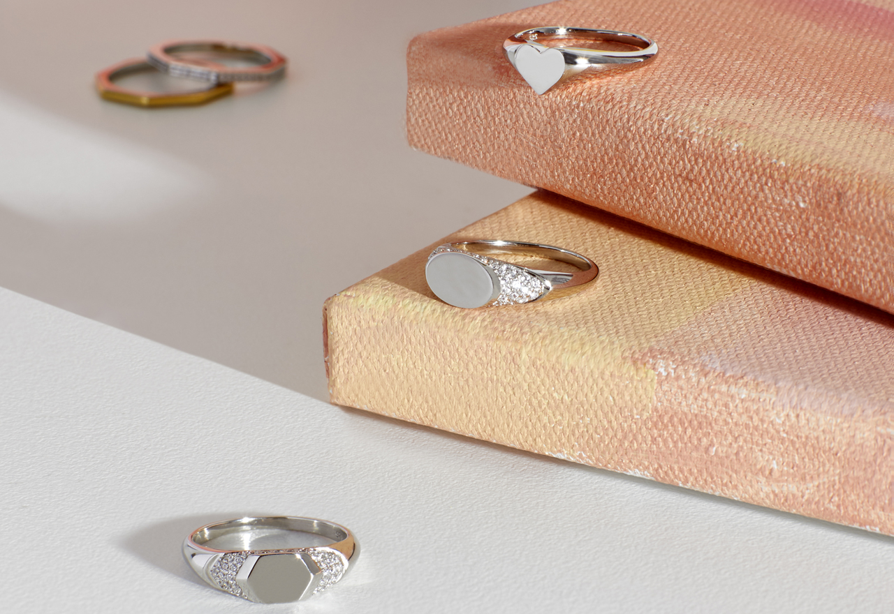 Gecko Jewellery's Fiorelli range introduces signet rings and engravable ...